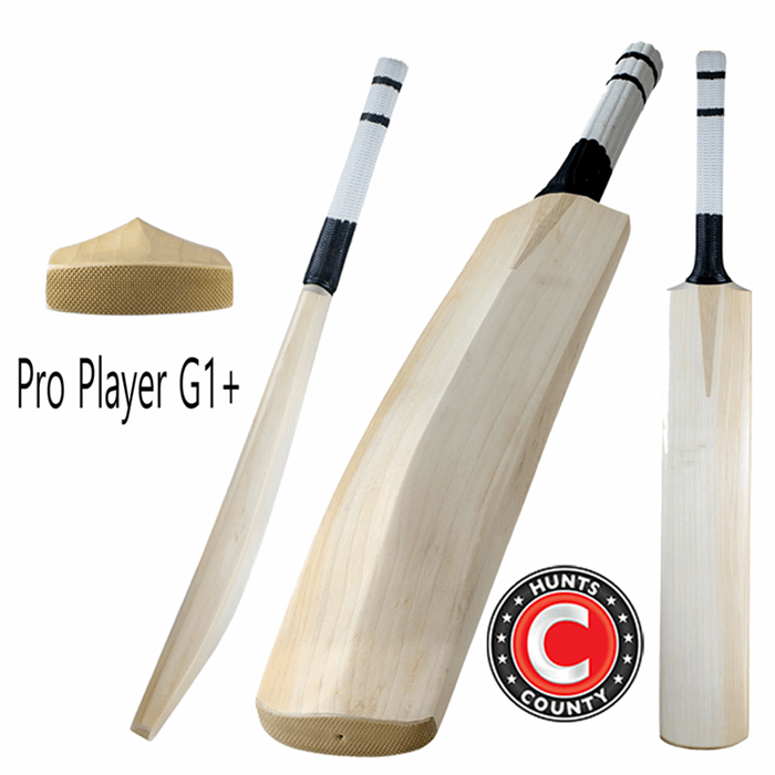 Hunts County Cricket Bat Custom Made Plain Pro Player Grade Adults ...
