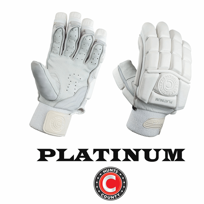 Hunts County Cricket Platinum Batting Gloves Adult Size £75 - VSports