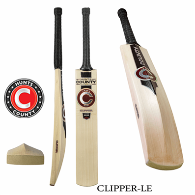 Hunts County Cricket Bat Clipper LE from £175 Free A/Scuff Fitted Jun ...